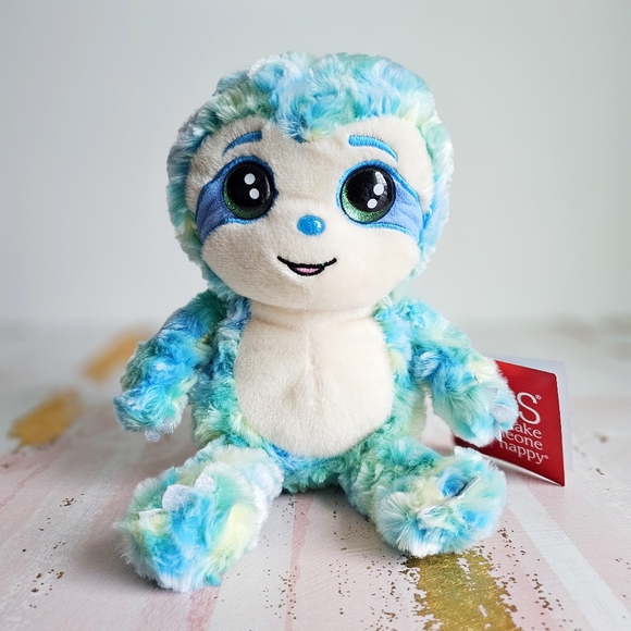 Kellytoy | Toys | Russ Lil Peepers Soft Jade The Blue Sloth 2 Plush ...